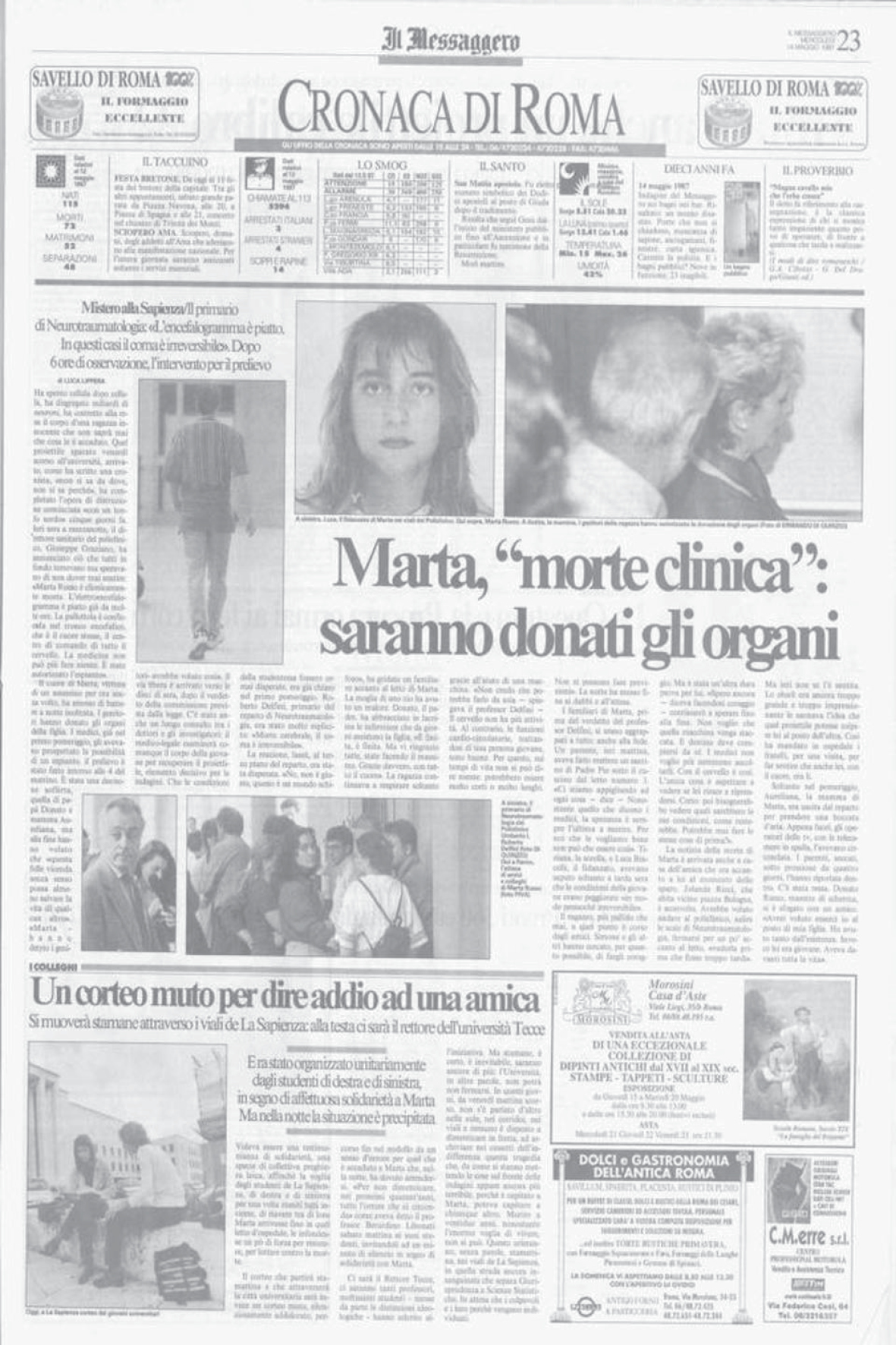 Perché, 20 anni dopo, è giusto riparlare dell’omicidio di Marta Russo