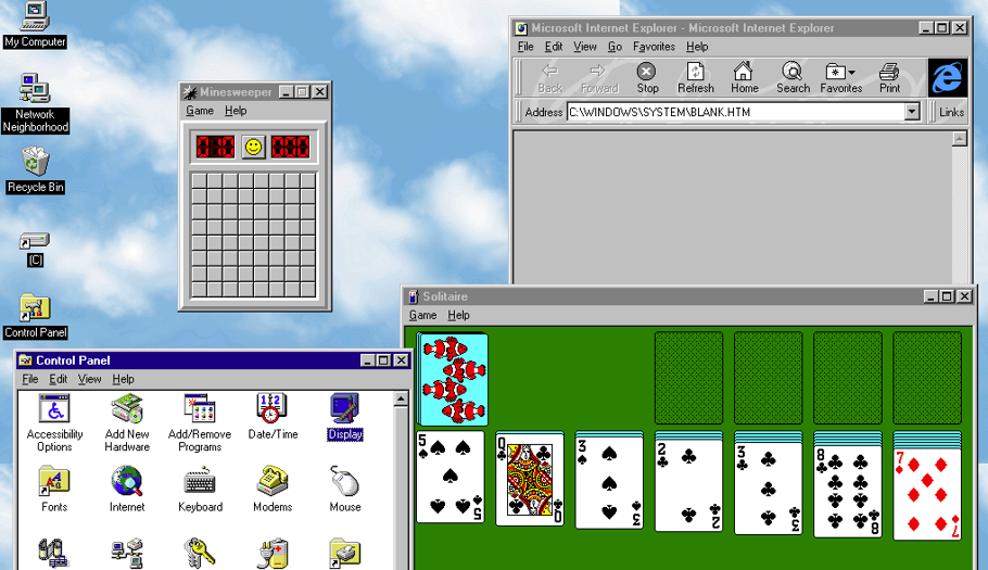 Windows 95 è diventato un'app