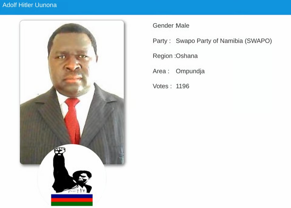 Gli elettori di Ompundja, Namibia, sono così contenti del consigliere ...